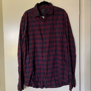 J. Crew Factory | Shirts | Mens Jcrew Buffalo Check Flannel Shirt | Poshmark